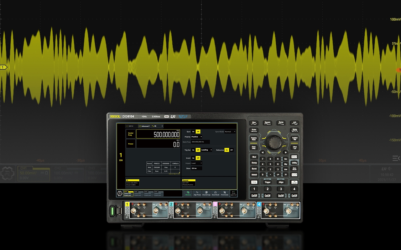 无需功放，直驱未来 | RIGOL DG6000 旗舰级函数/任意波形发生器重磅发布